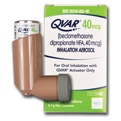 QVAR 40mcg packaging