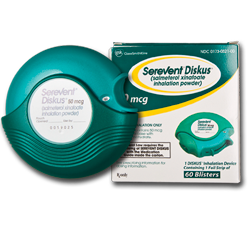 Serevent Diskus packaging